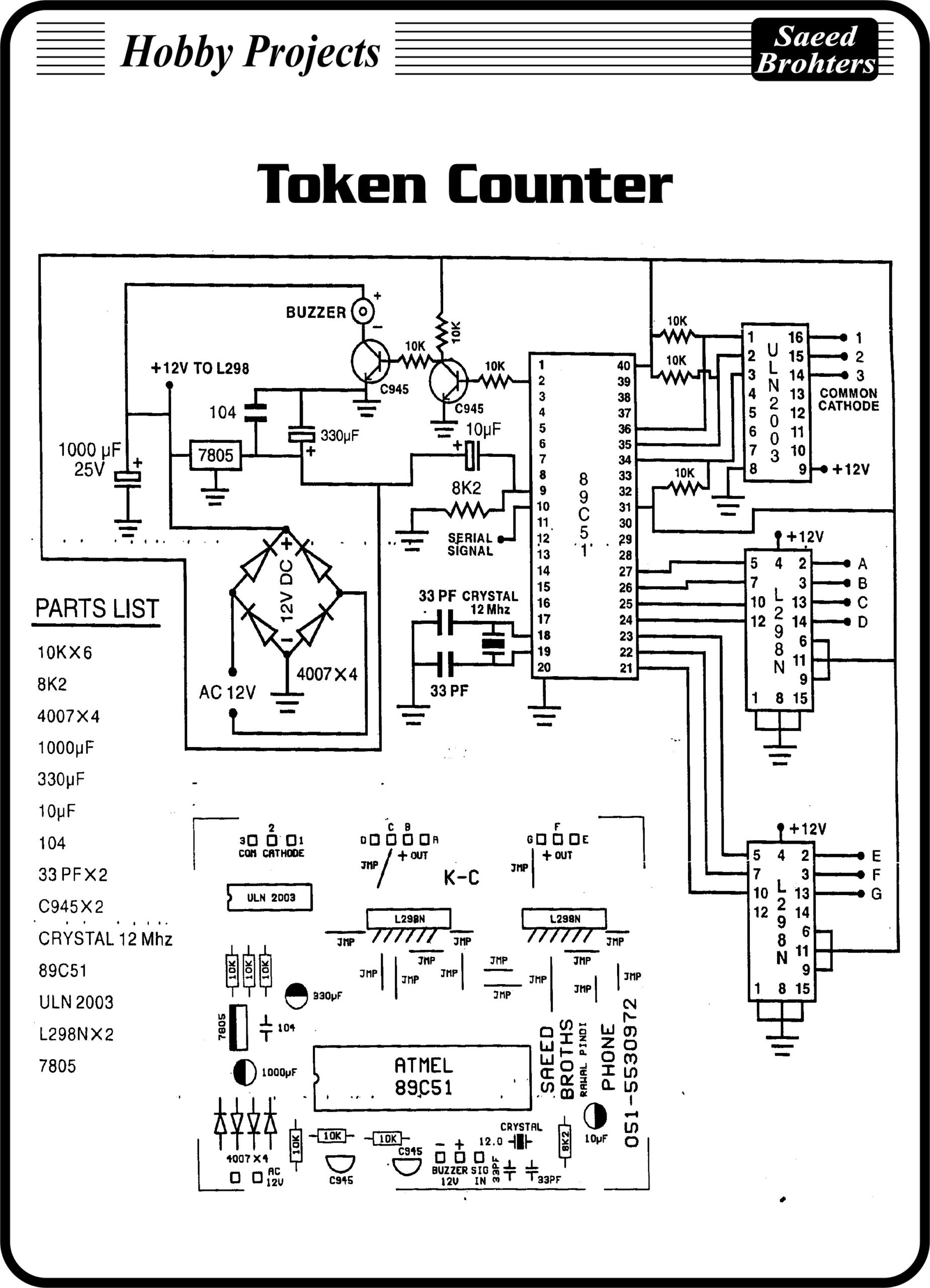 Token Counter – Saeed Brothers Electronics