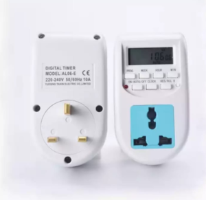 Digital 220v Programmable Timer Universal Socket Automatic ON/OFF ...